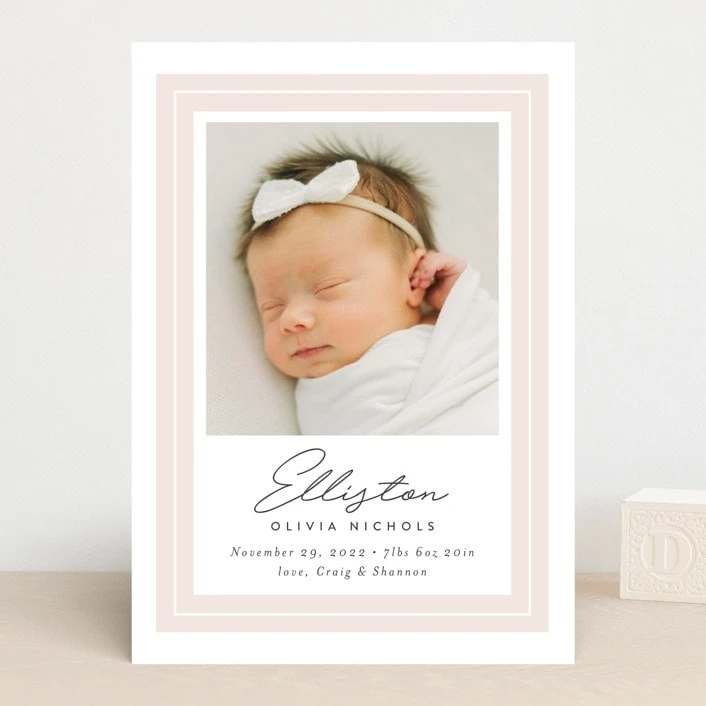 20 Birth Announcements We Love - Baby Chick