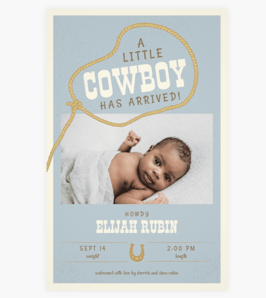 20 Birth Announcements We Love - Baby Chick