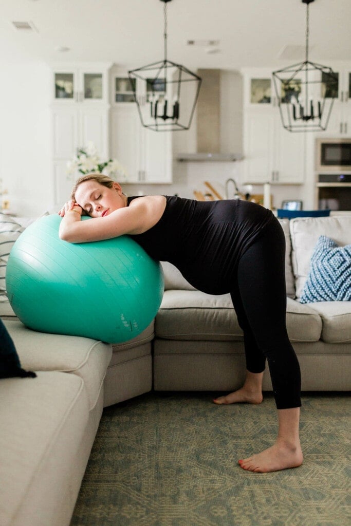 How to Use a Birthing Ball - Baby Chick