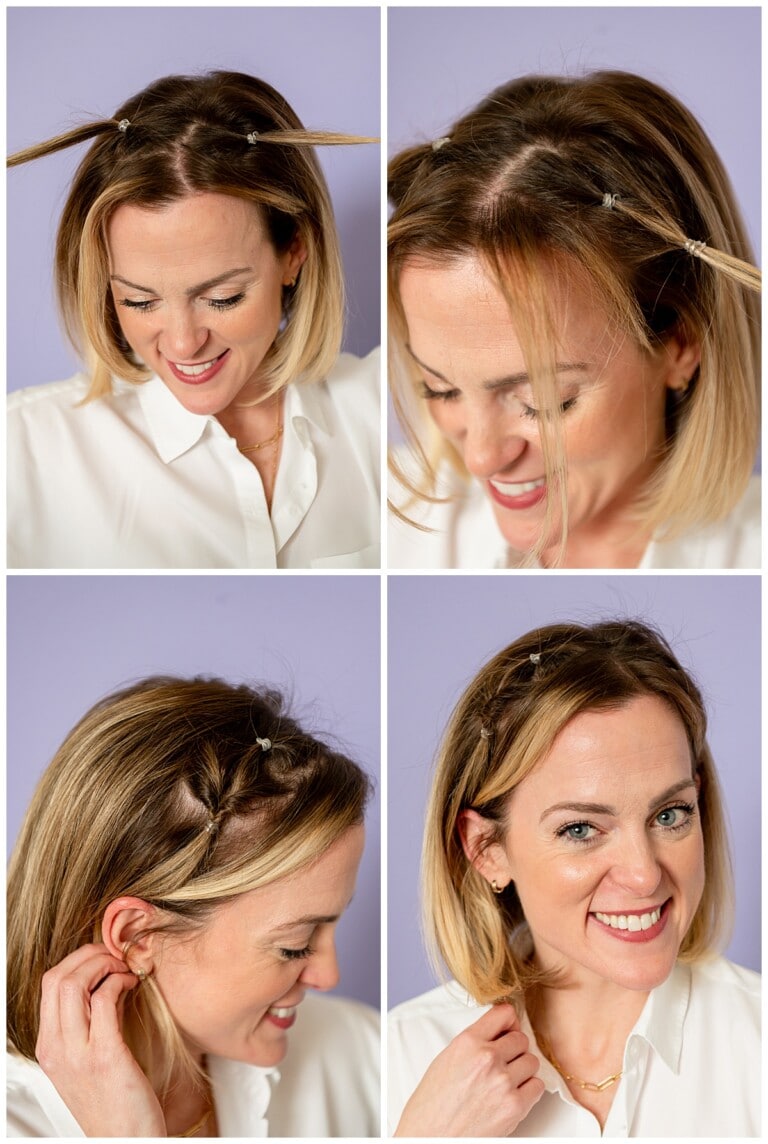 The Mom Chop: How to Style Your Short Hair - Baby Chick