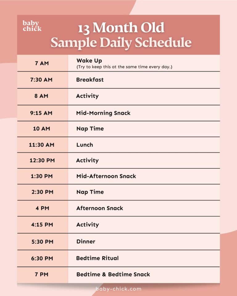 13-Month-Old Baby: Feeding, Sleep, and Milestones by Month - Baby Chick