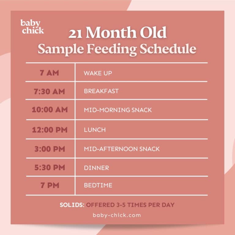 21-Month-Old Baby: Feeding, Sleep, and Milestones by Month - Baby Chick